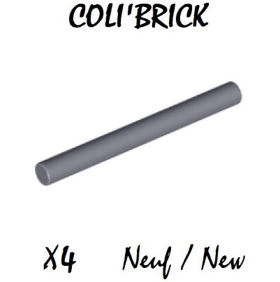 Lego 30374 - 4x Bar 4 L Lightsaber Blade Wand - Gris F./ Dark Bluish ...