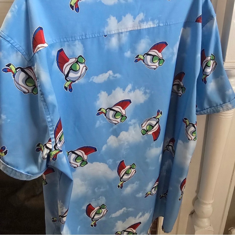 Rsvlts Major League Ball Hawk Original Drop SS Button-up Excellent XXL ...