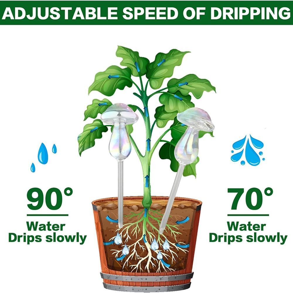 Clear Plant Self Watering Garden Supplies Automatic Watering Bulbs | eBay