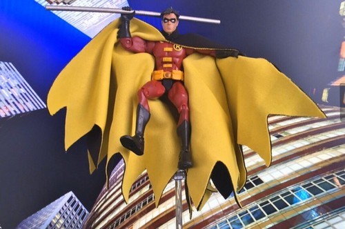 Custom Dc Collectibles Universe Robin CAPE COWL Batman 1:12 Not figure ...