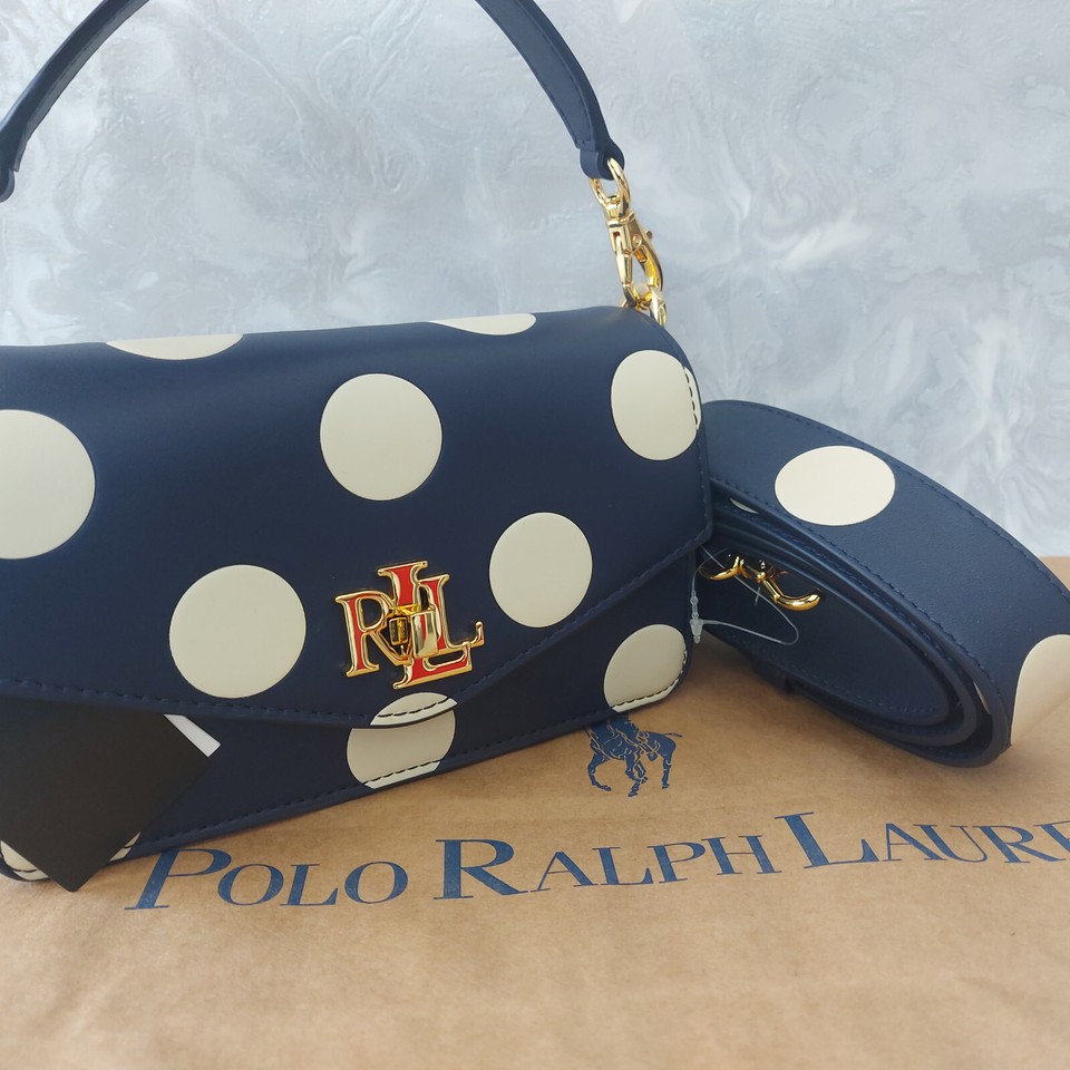 RALPH LAUREN Ladies Leather Tayler Leather Cross-Body Bag New RRP £399 ...