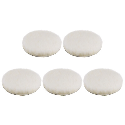 5pcs Wool Buffing Pads 6 inch Polishing Pad Polishing Buffing Pad Hook ...