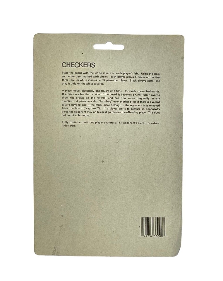 Vintage Cardinal Mini Magnetics Checkers Travel Size Miniature Board ...