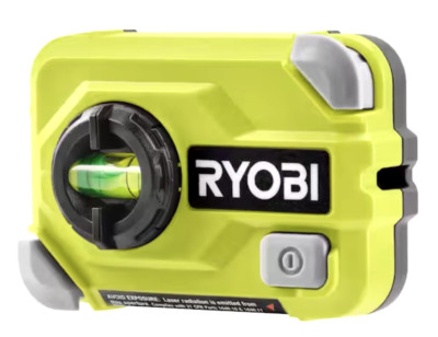 Ryobi 15’ Compact Pocket Red Light Laser Level, Battery Operated (2 ...