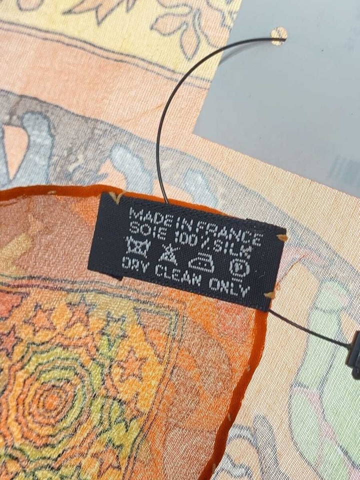 HERMES Carr 40 Early America Scarf Silk ORN Ladies From JAPAN | eBay