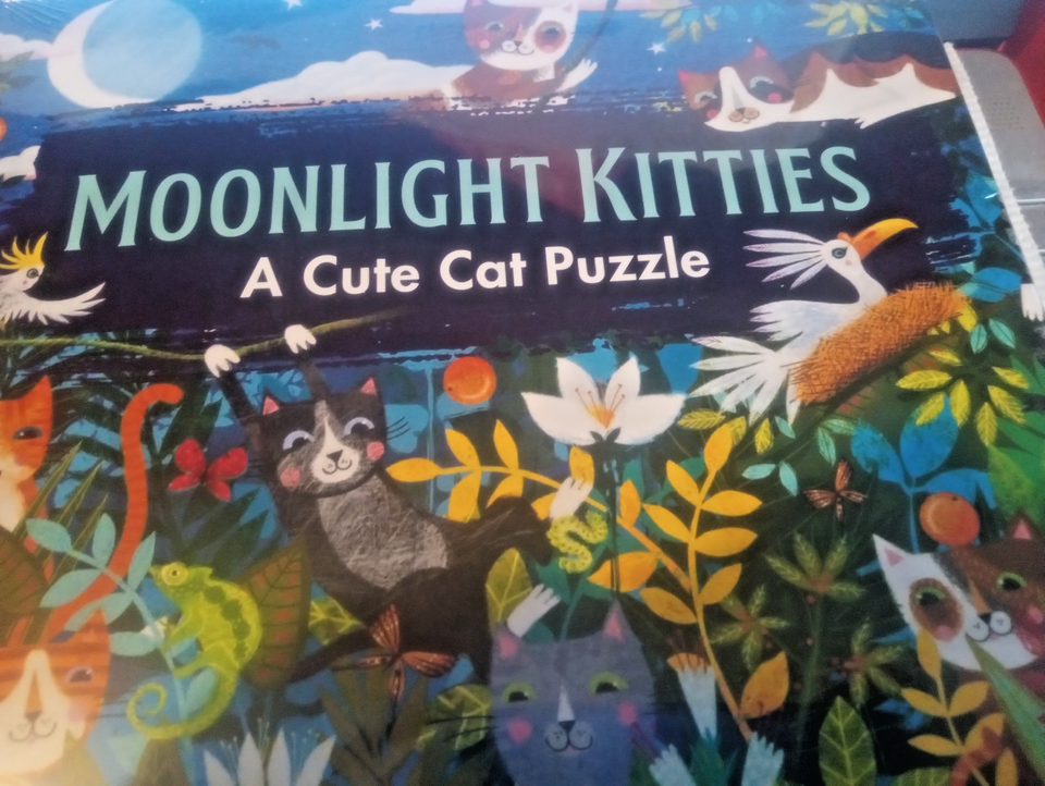 Moonlight Kitties Jigsaw Puzzle 1000 Pieces New Factory Sealed Babalu ...