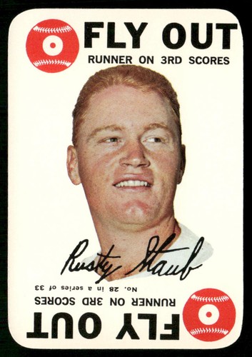 Rusty Staub 1968 Topps Game #28 Houston Astros EX | eBay