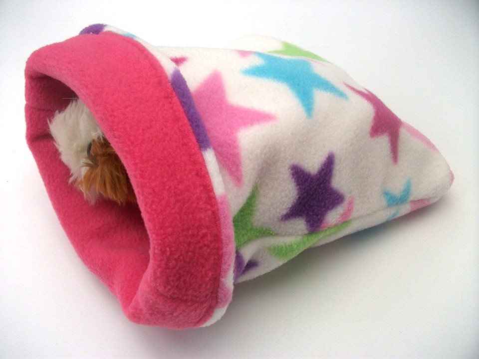 *60 DESIGNS**FLEECE SNUGGLE POUCH GUINEA PIG BED BAG HEDGEHOG CUDDLECUP ...