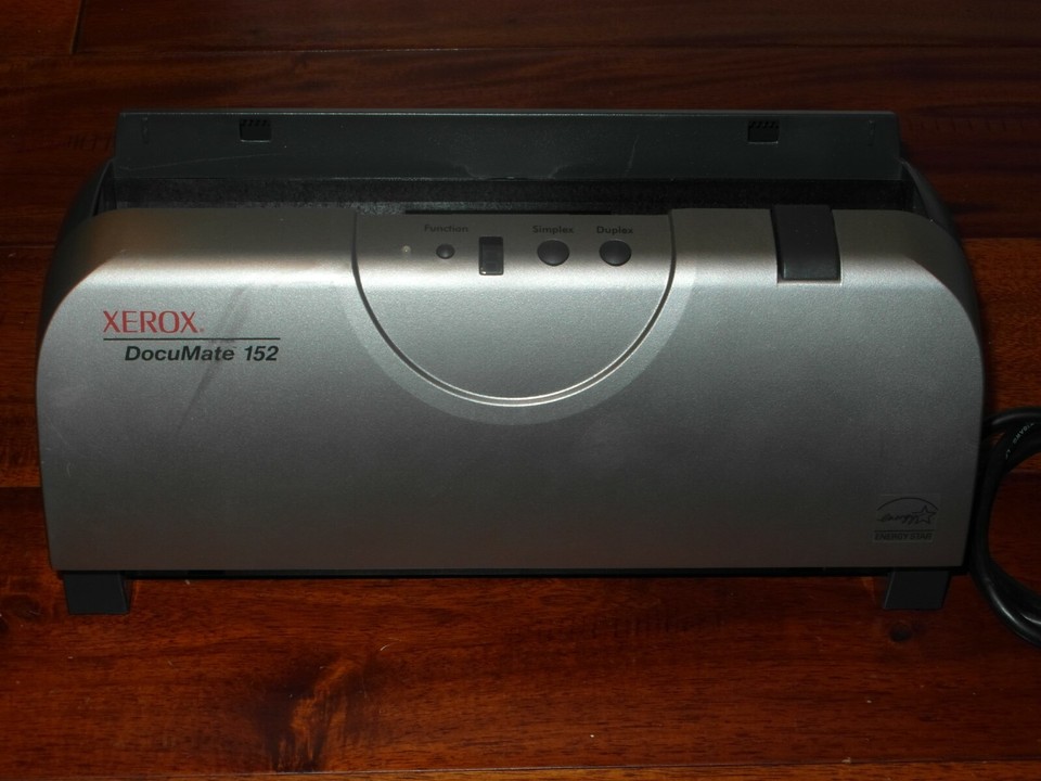 XEROX DOCUMATE 152 USB PASS-THROUGH SCANNER W/ USB & POWER CABLE | eBay