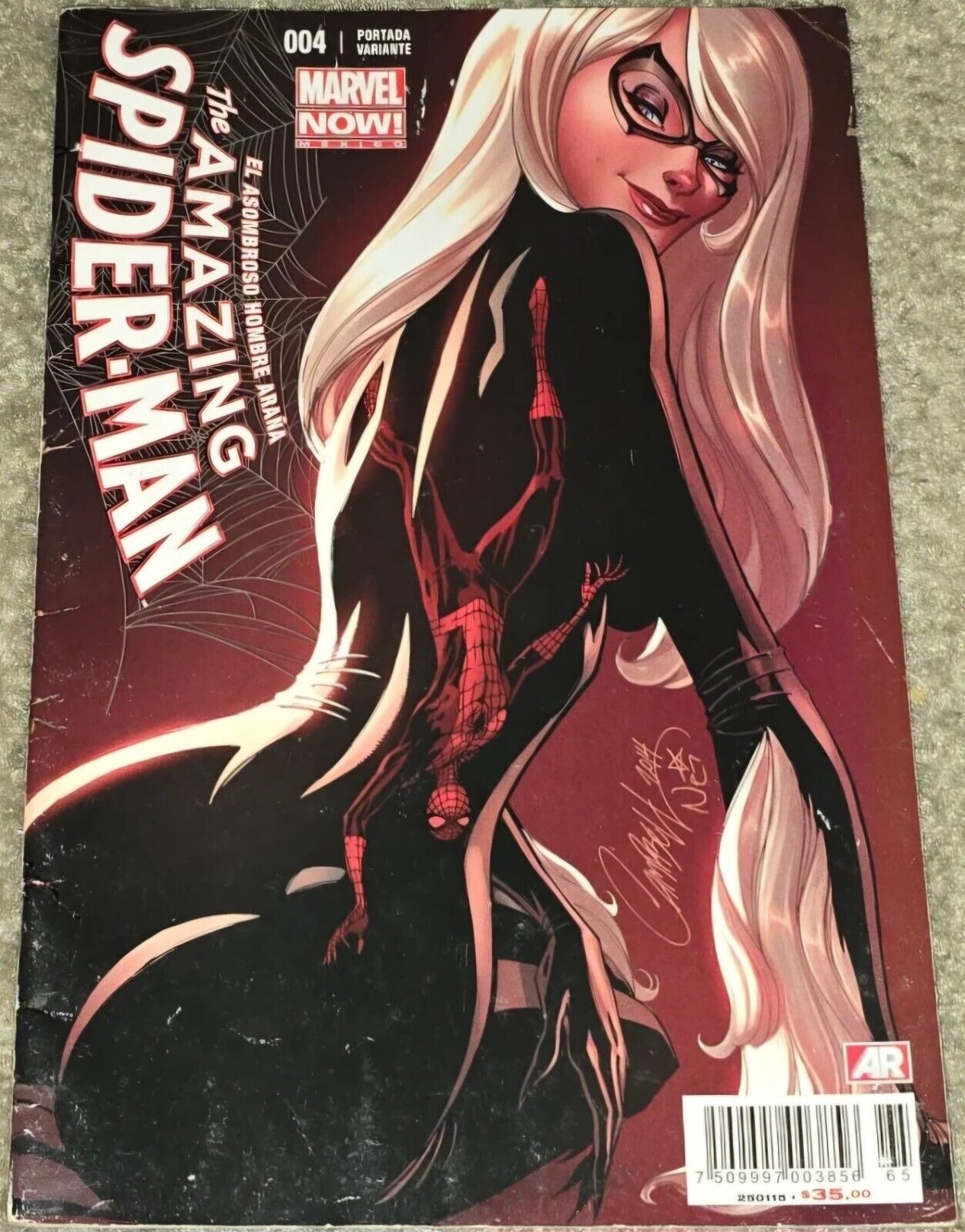 C Rare Amazing Spider Man 4 Mx 1st App Silk J Scott Campbell Black Cat