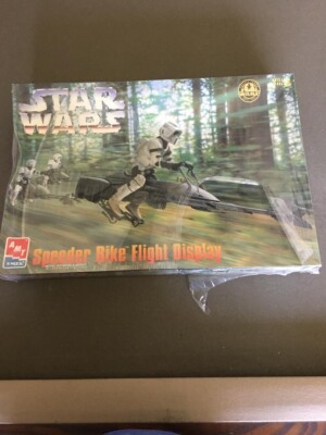 STAR WARS SPEEDER BIKE FLIGHT NEW SEALED AMT DISPLAY MODEL KIT 6352 Vintage 1997 | eBay