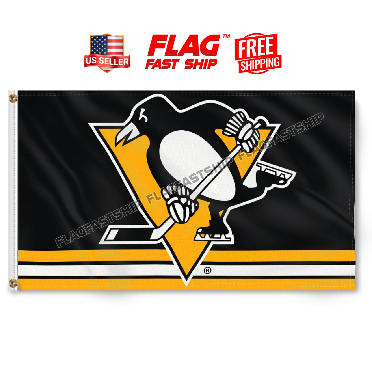 Pittsburgh Penguins American Flag