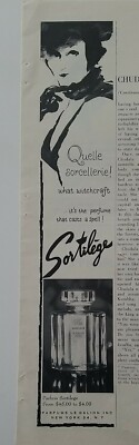 1964 Le Galion Parfum Sortilege perfume bottle vintage fragrance ad | eBay