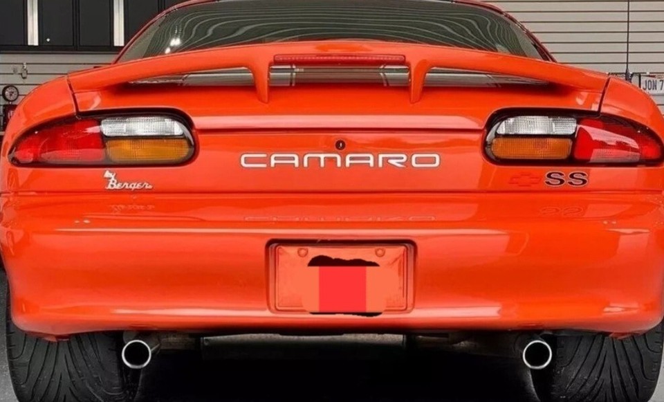 Rear Bumper Letters For 1993-2002 Chevy Camaro Precut Vinyl Decals ...
