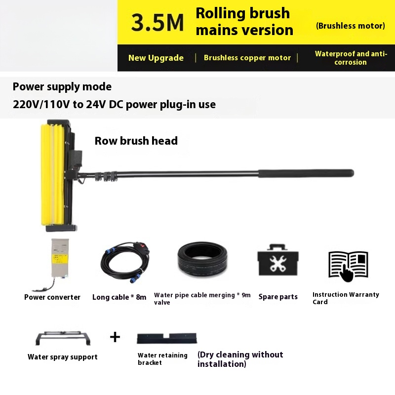 Solar Cleaning Robot Panel Electric Cleaning Brush Panel Cleaning Tools ...