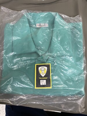 Tillman Welding Shirt Mens 2XL FR Button Up Shirt 6640 WC 100% Cotton ...