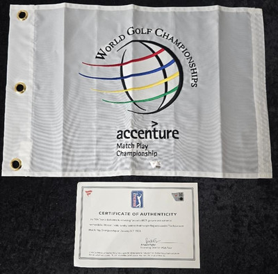 2001 Accenture Match Play Championship Jan 3-7 Pin Flag PGA Tour Event ...