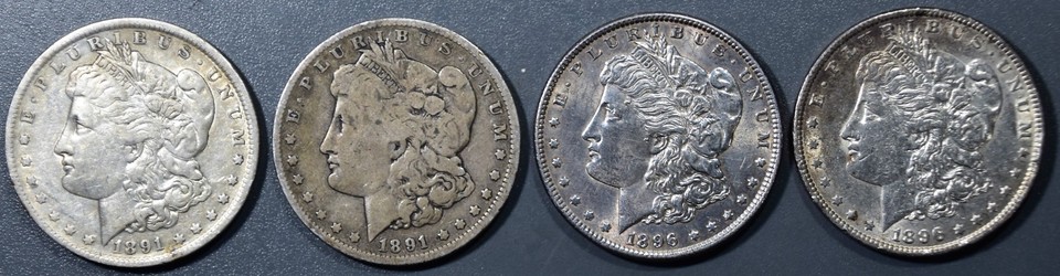 1879-1921 POS $1 MORGAN SILVER DOLLARS Full Roll 20 for 1 PRICE KM#1KM ...