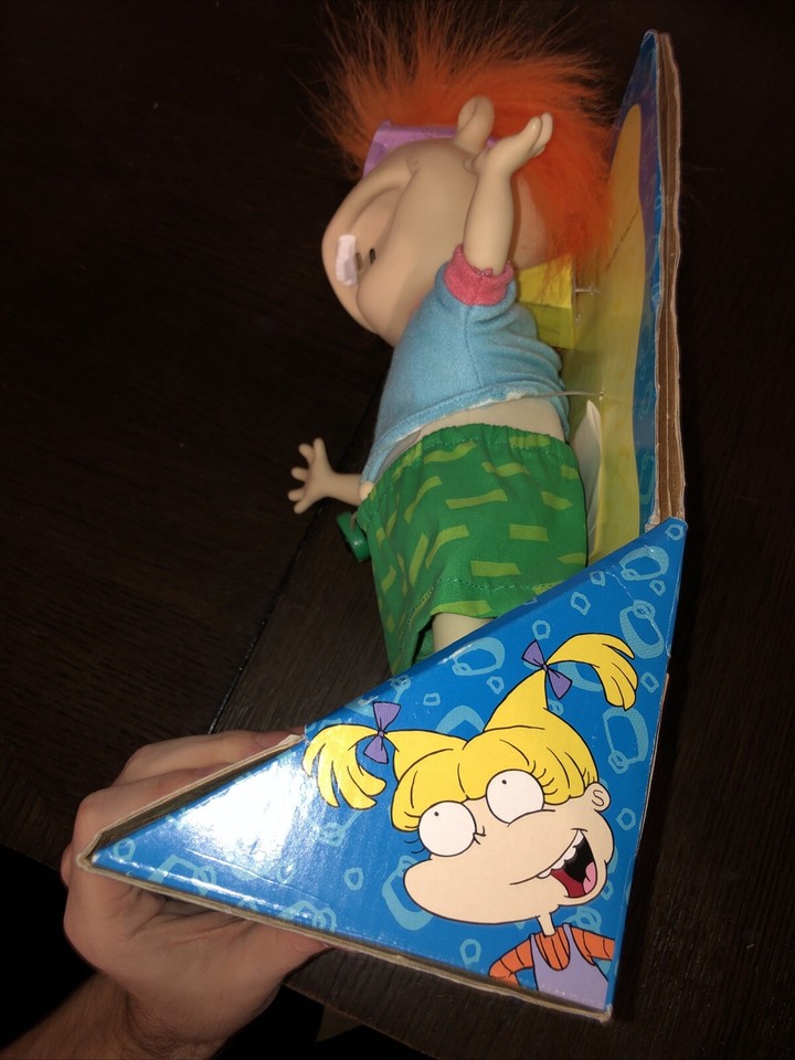 Nickelodeon Rugrats Chuckie Finster Scared Scream and Shake Doll 1997 ...