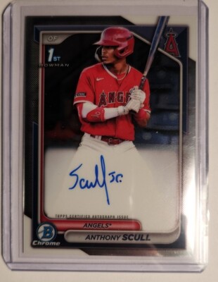 2024 Bowman Anthony Scull Chrome 1st Auto | eBay