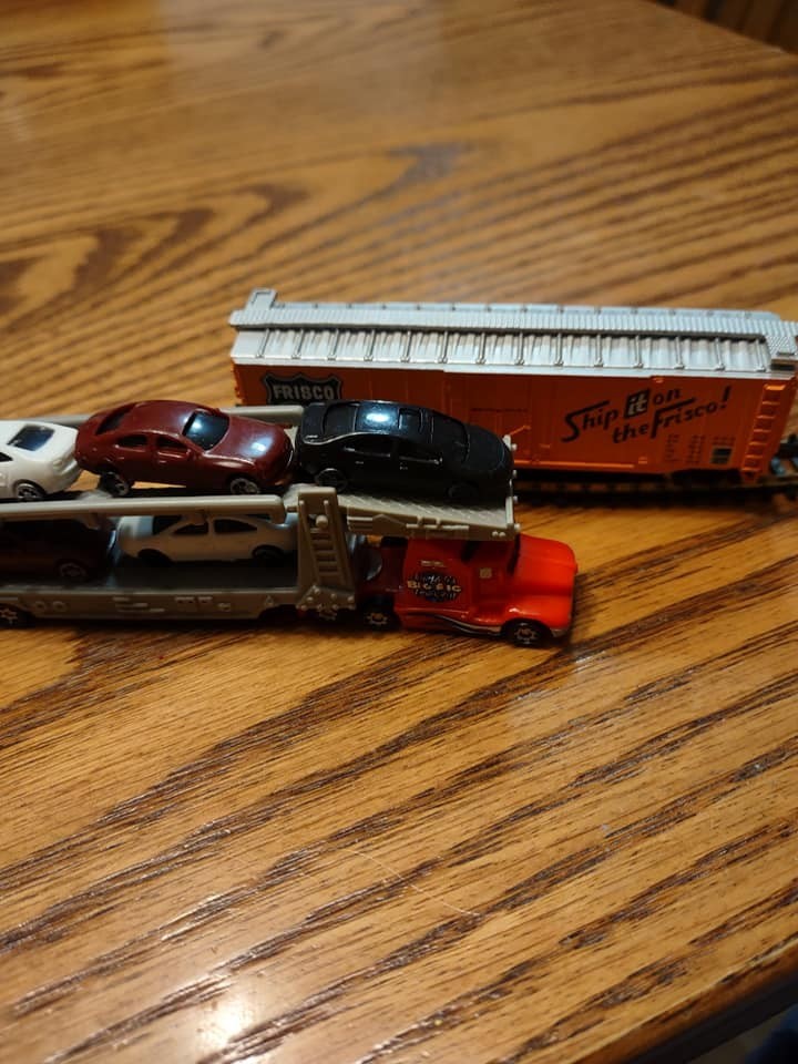 N Scale Cars carrier Truck For Model Train Layout 1997 mattel | eBay