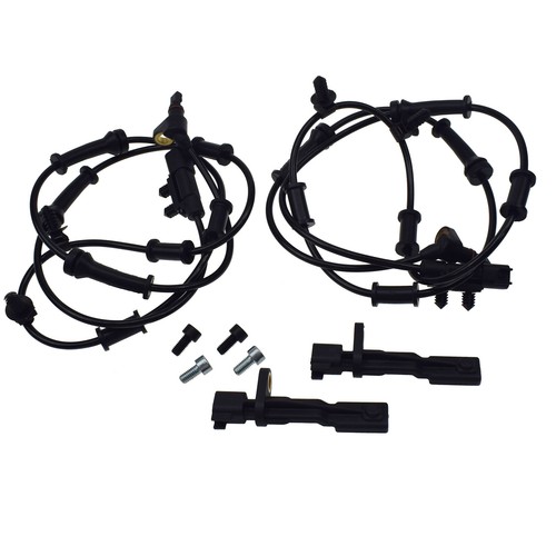 4x Front Rear ABS Wheel Speed Sensors for Jeep Wrangler Liberty Dodge ...