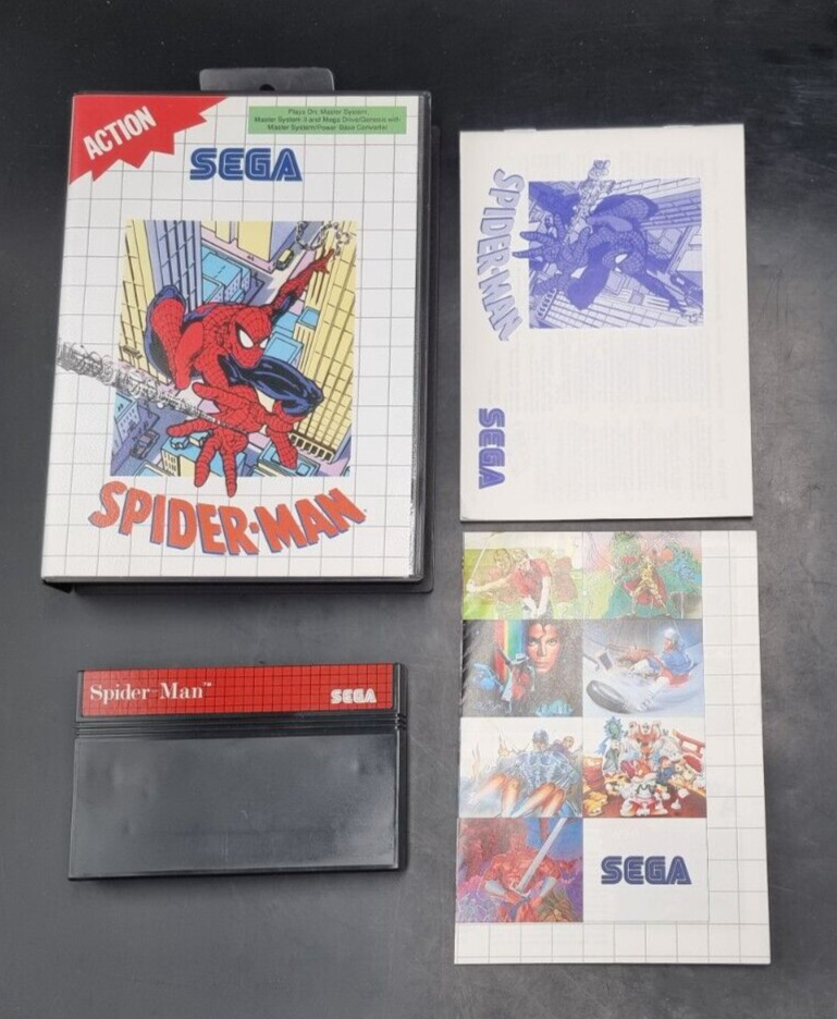 Spider-Man Master System PAL - Prix - Photo - Présentation