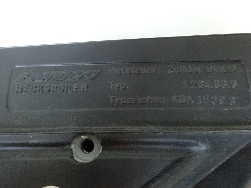 NOS OEM REAR Trunk Spoiler Wing Zender BMW 3 e30 alpina hartge m ...