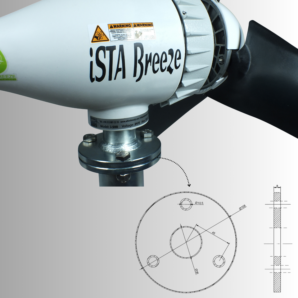 i-500W 12V/24V Wind Turbine Generator iSTA-BREEZE | eBay