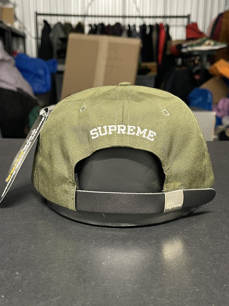 2018 NWT Supreme S Logo Six Panel Cordura Nylon Hat Olive 2018 NWT Supreme S Logo Six Panel Cordura Nylon Hat Olive