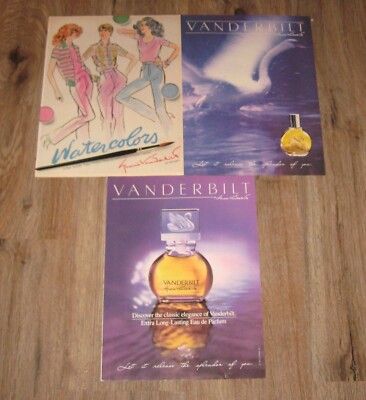Gloria Vanderbilt ADs Perfume original magazine pages PHOTO ...