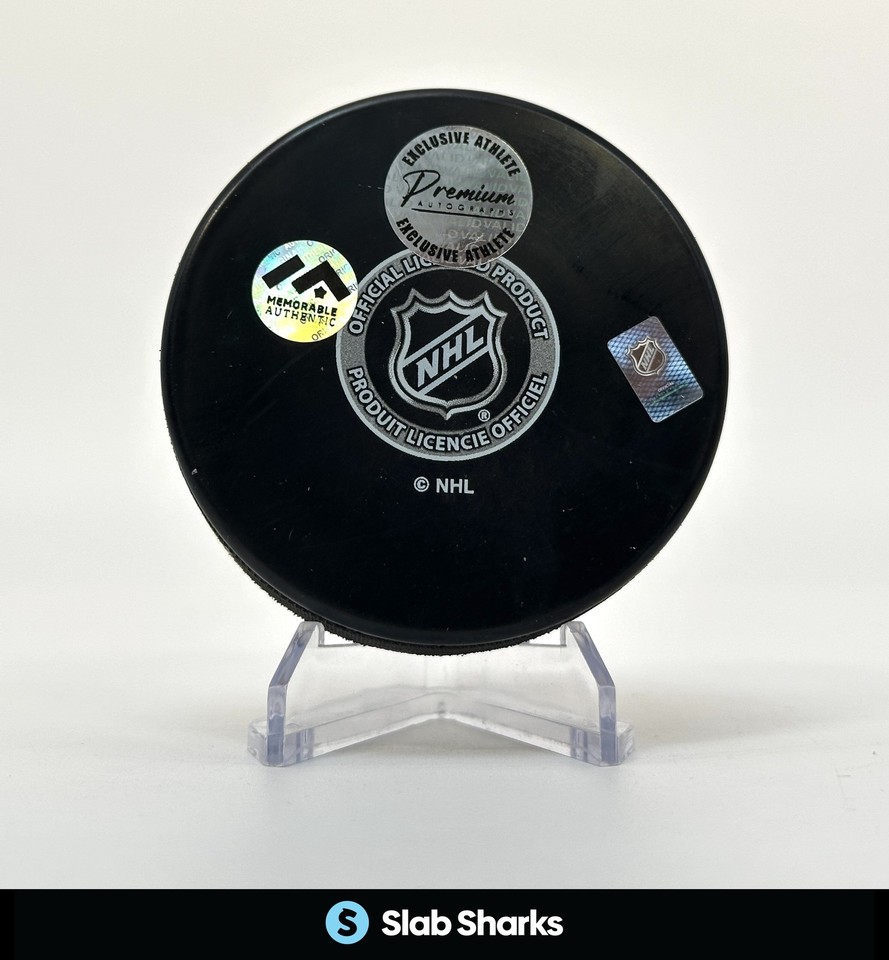 OWEN BECK MONTREAL CANADIENS AUTOGRAPHED HOCKEY PUCK AJ MEMORABLE COA ...