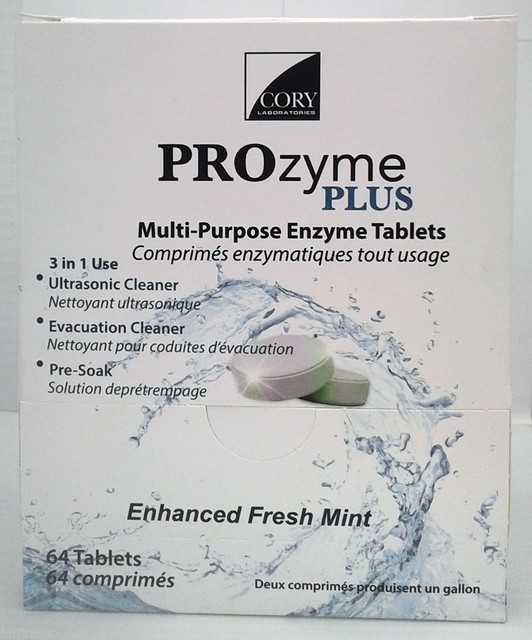 Prozyme Plus Ultrasonic Cleaning Solution Tablet 128 Tablets (2 Boxes ...