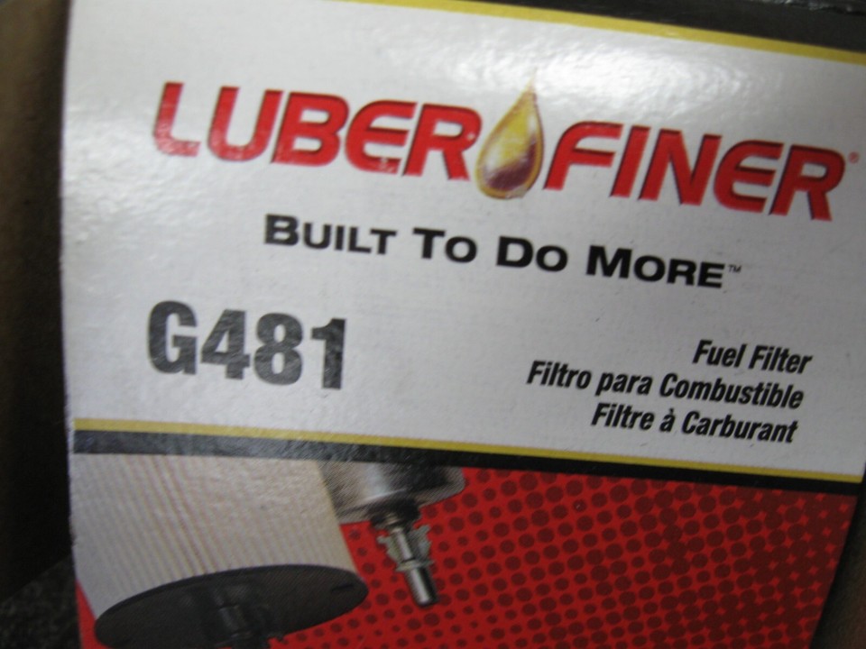Luber-Finer G481 Fuel Filter Replaces GM GF481 JAGUAR C2C4163 WIX 33481 ...