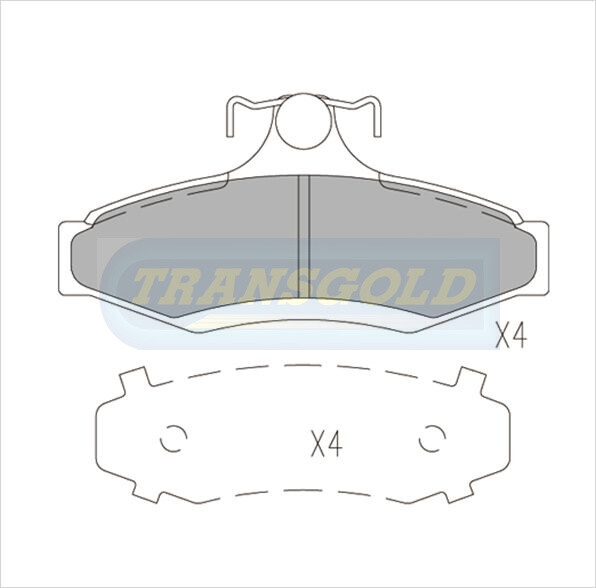 Rear Brake Disc Pads TG1204N DB1204 suits PBR Calipers suits Magna Tr, Ts, Te - | eBay