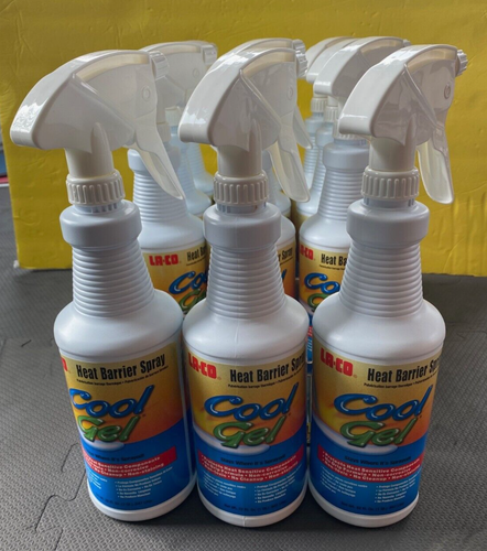 LOT (3) LACO COOL GEL * HEAT BARRIER SPRAY * 32 Fl. oz. (1 QT) * 11509 ...