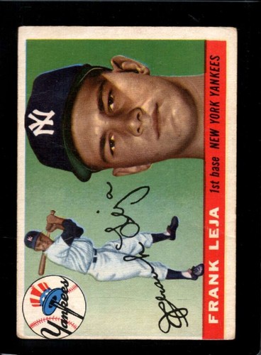 1955 TOPPS #99 FRANK LEJA VG YANKEES *NY5751 | eBay
