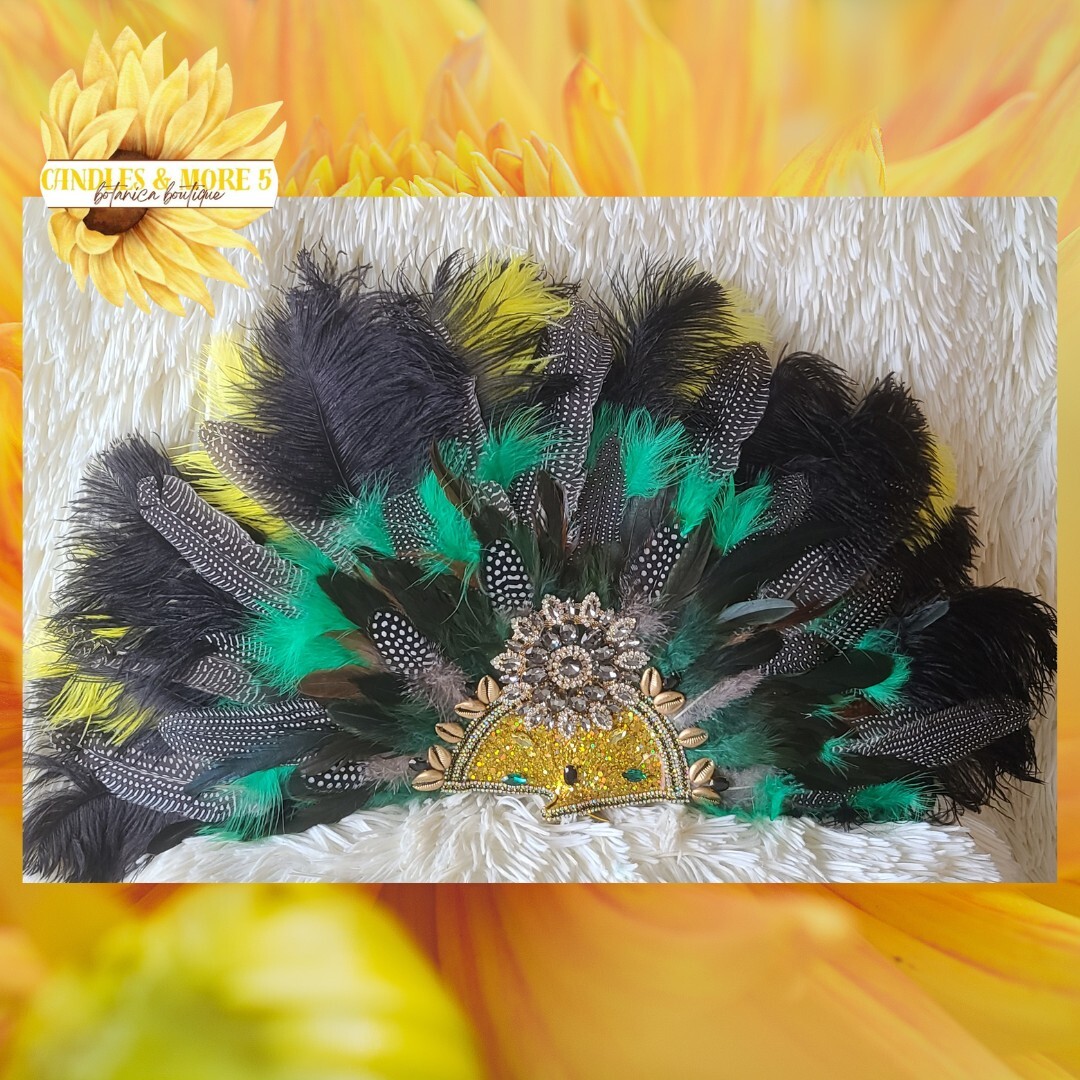 Oshun Ibu Akuaro Fan Abanico Yoruba Ochun Santeria Altar Religion IFA ...