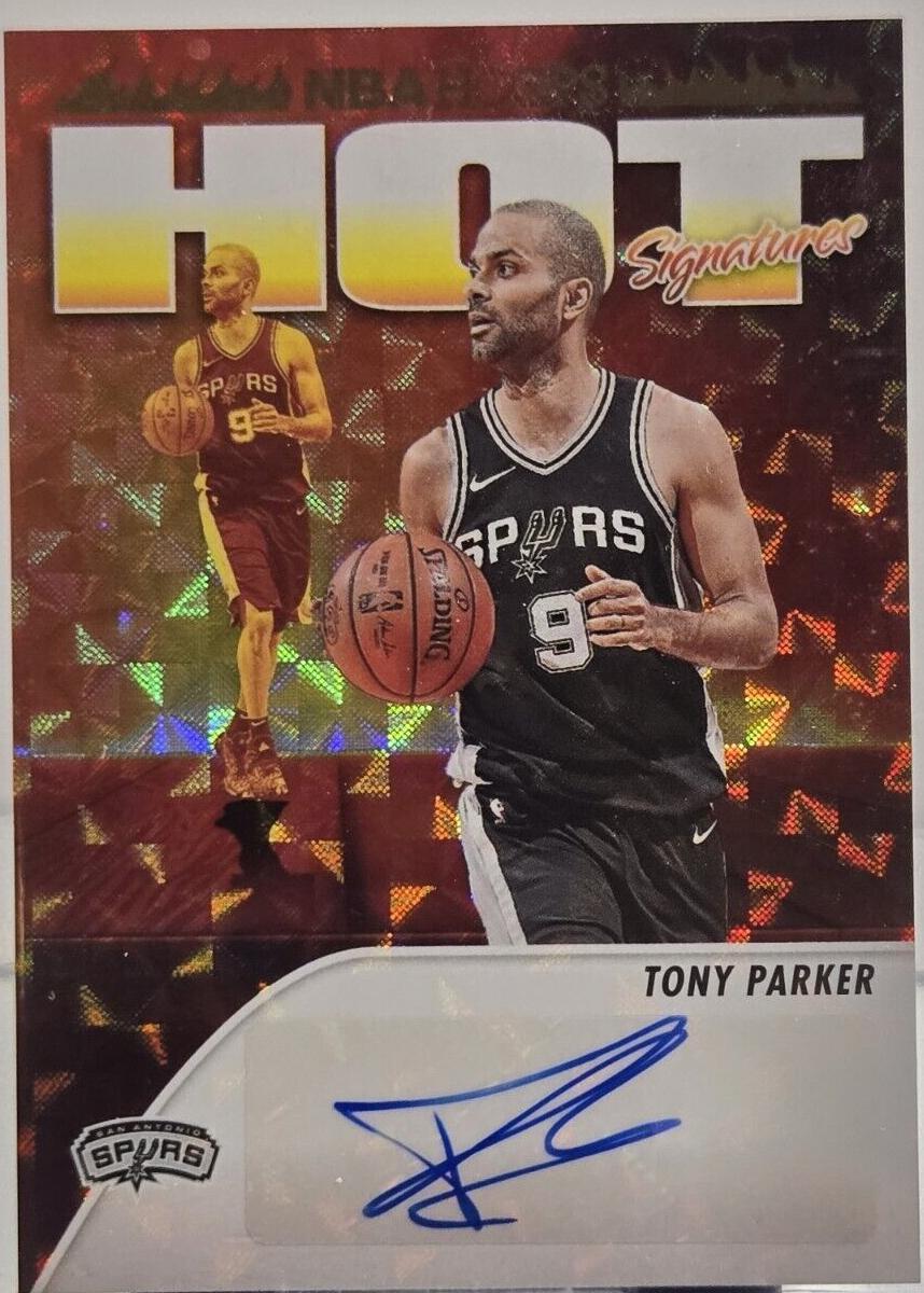 2023-24 Panini NBA Hoops - Hot Signatures Tony Parker #HS-TNY (AU) for ...