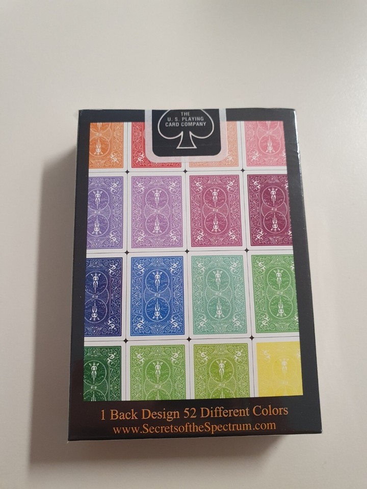Bicycle Rider back Spectrum Playing Card Deck | eBay