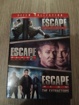 Escape Plan, Escape Plan 2, Escape Plan 3 Extractors 3-Film Collection ...