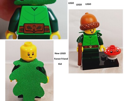 New LEGO Kid Forest Friends Leaf Shape CAPE Happy Mushroom Stand ACORN ...