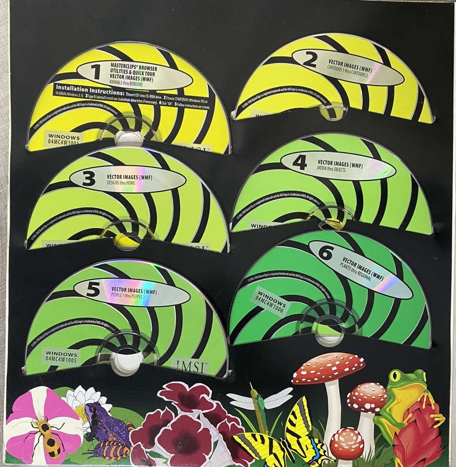 IMSI MASTERCLIPS Clip Art Library 20 CD 303,000 Images & Tools Vector ...