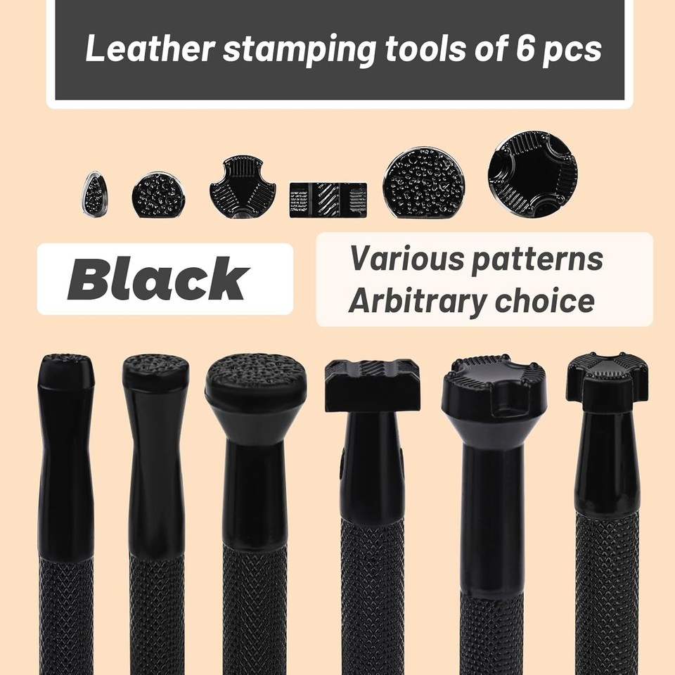 20pcs Leather Stamps Leather Stamping Tool Saddle Making Stamp Punch ...