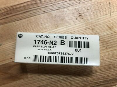 Allen-Bradley SLC 500 Card Slot Filler 1746-N2 Series B -- NIB | eBay
