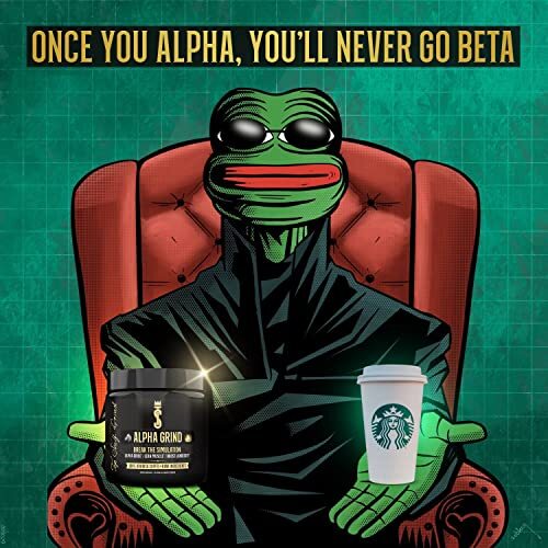 Top Shelf Grind Alpha Grind – Instant Maca Coffee for Men + Natural ...