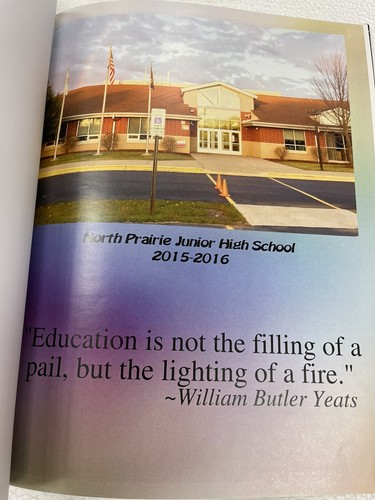 2016 NORTH PRAIRIE JUNIOR High School Yearbook WINTHROP HARBOR Illinois ...