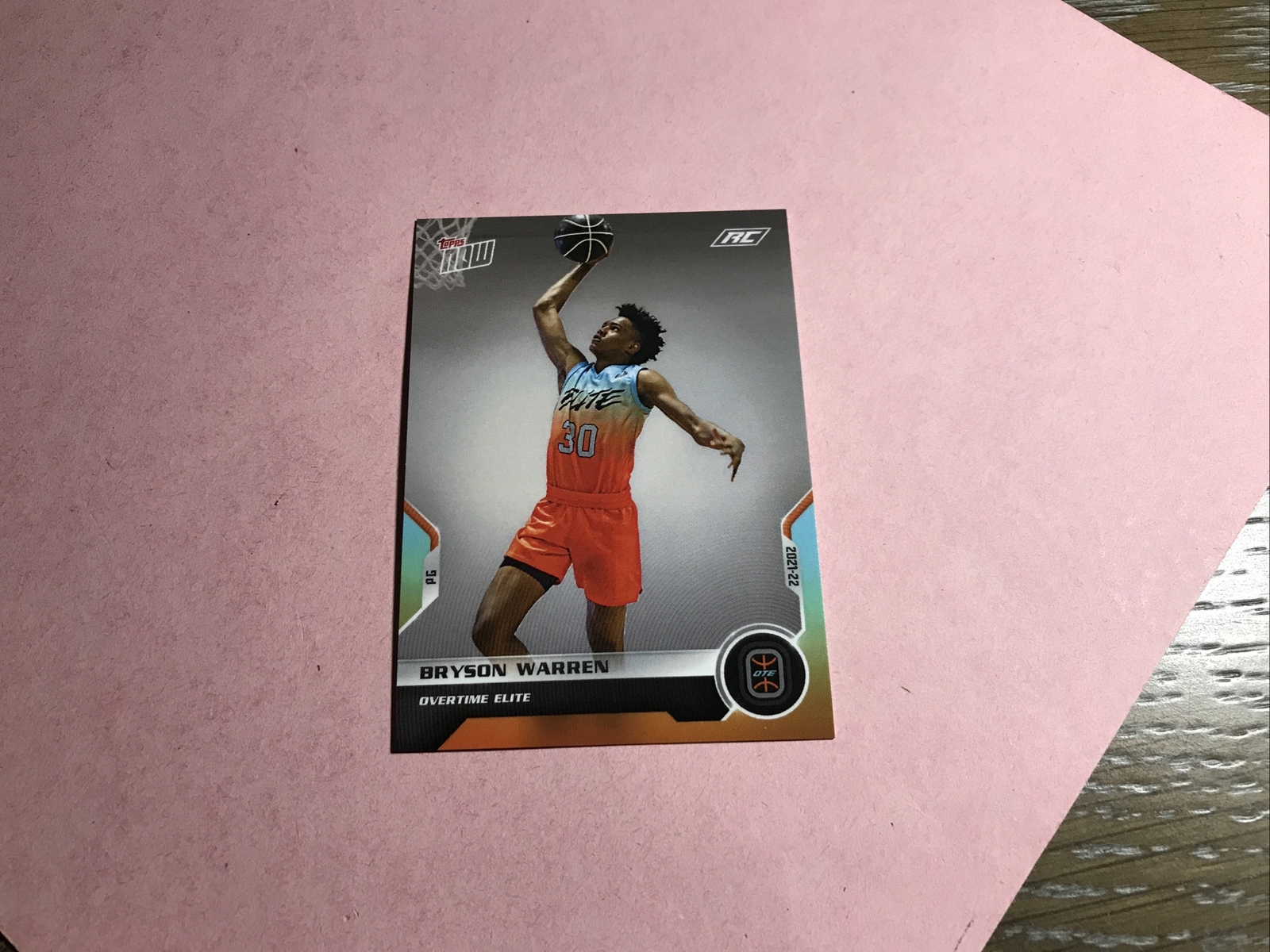 Bryson Warren 2021 Rookie Topps Now #14 Overtime Elite | eBay