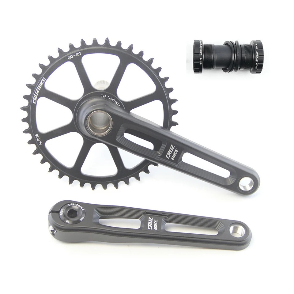 Folding Bike Crankset Ultralight 155/160/165/170/175mm Hollow Tech ...