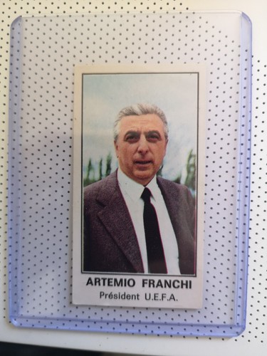 Artemio Franchi Président Uefa Sticker Les Lois Du Sport Panini ...